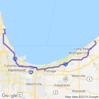 Limousine service between New Buffalo, MI and O'Hare Midway airport