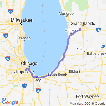 Limousine service between Jenison, MI and O'Hare Midway airport