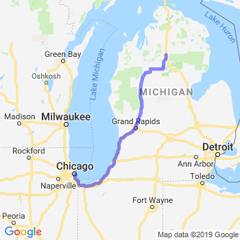 Limousine service between Grayling, MI and O'Hare Midway airport